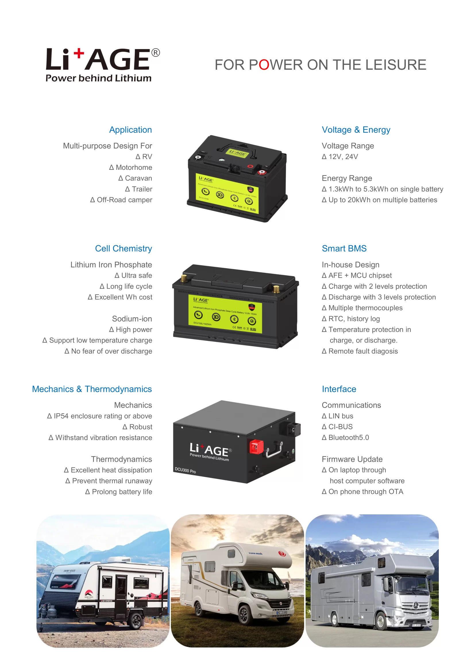 RV Battery, Caravan Battery, Motorhome Battery