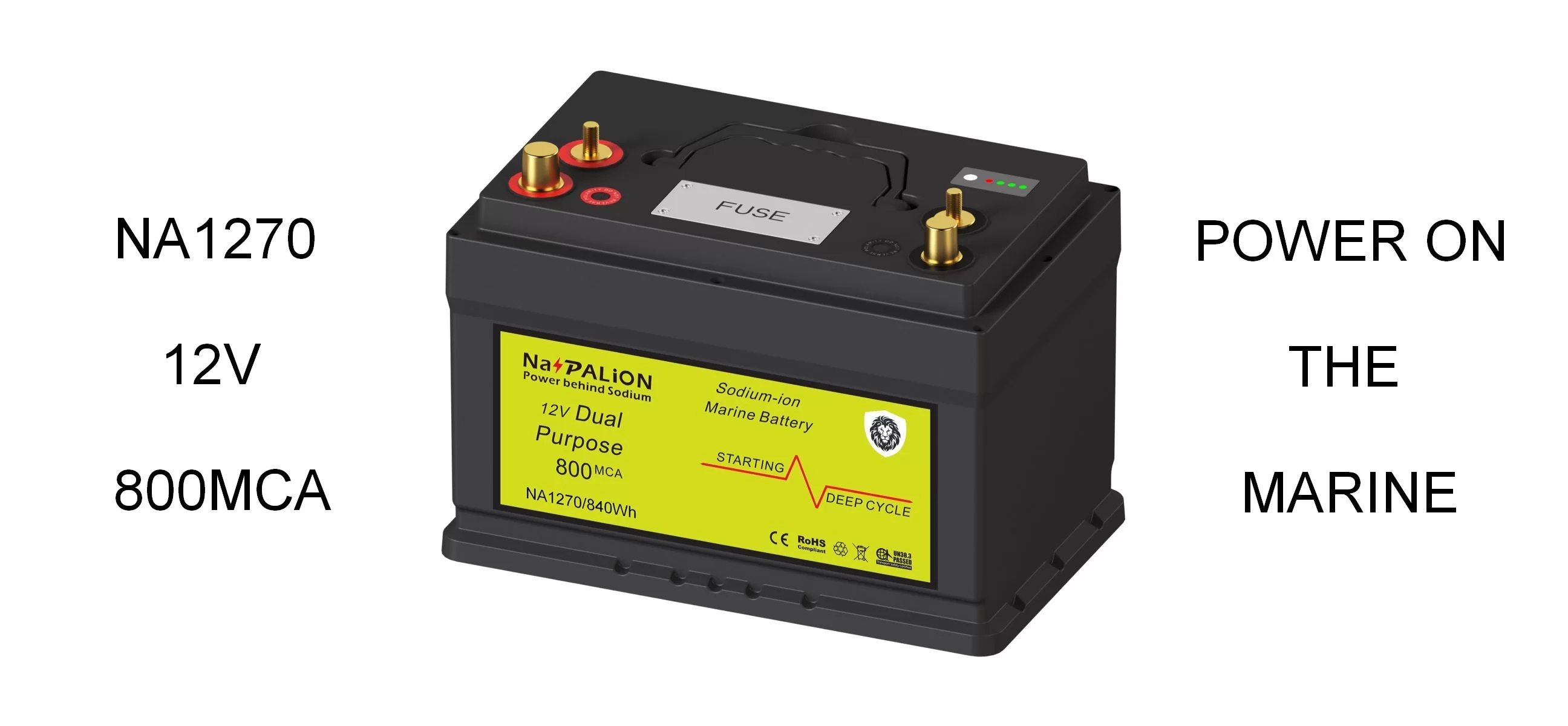 Sodium marine battery